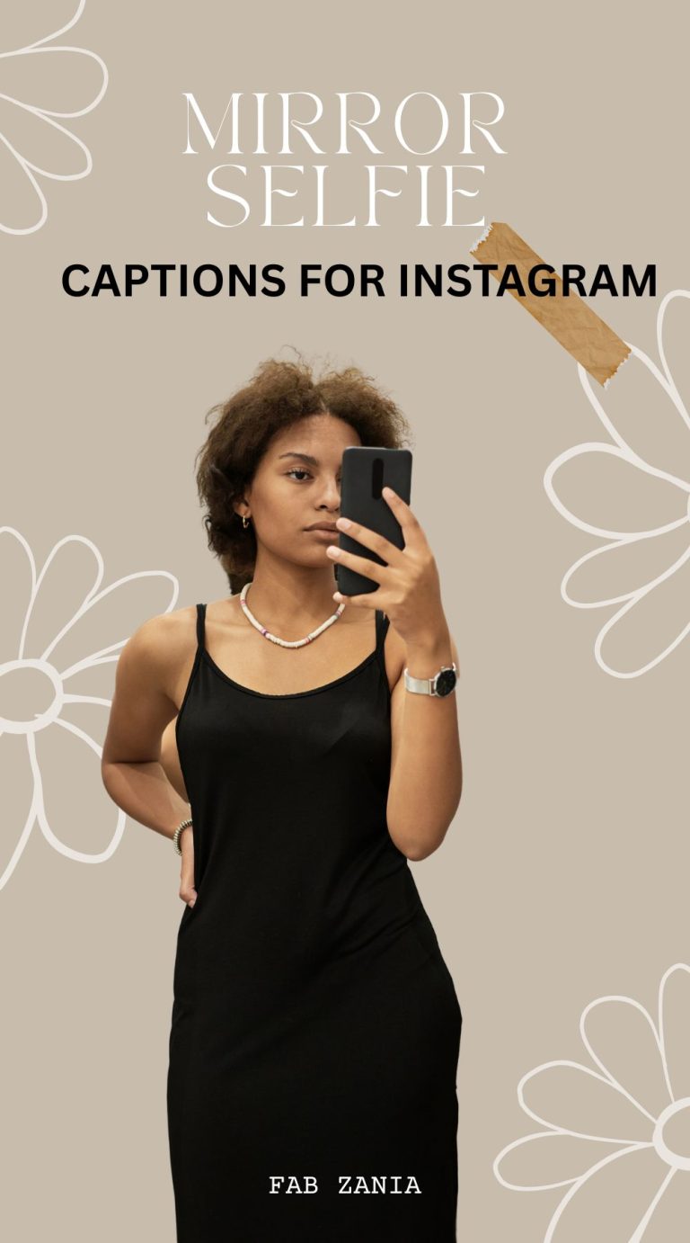 Strike a Pose: 200+ Perfect Mirror Selfie Captions for Instagram - Fab ...